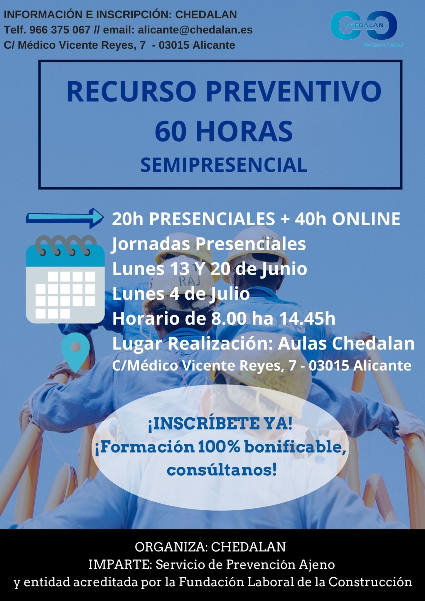RECURSO PREVENTIVO EN ALICANTE - Chedalan